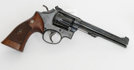 REVOLVER, American, Double Action, made by Smith & Wesson, model 17-2 ...