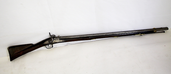 BLOCK RIFLE, Tower, probably 1762, rebuilt flint lock, 1830-1860 ...