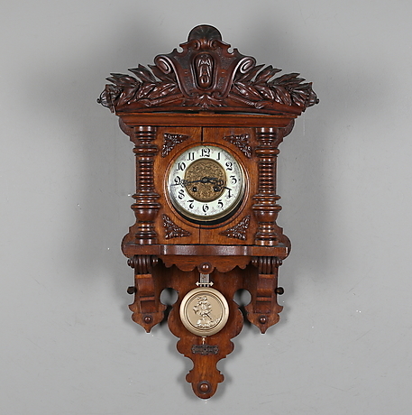 WALL PENDULUM, so-called Herrgård clock, Gustav Becker, Renaissance ...