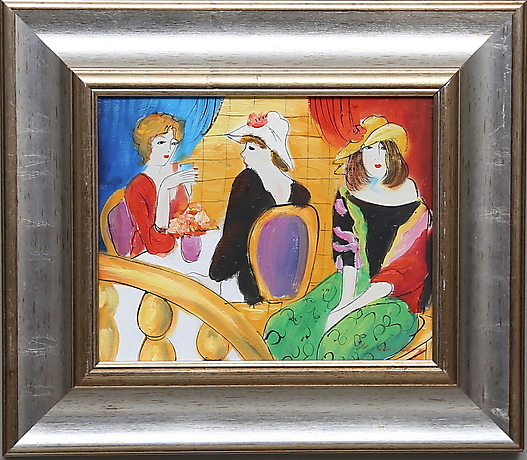 MARY VARLEY. Oil on canvas. Signed. Art - Paintings - Auctionet