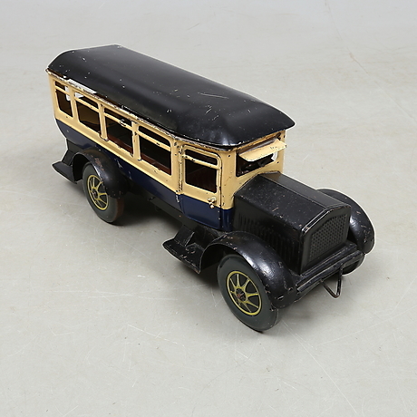 TIN BUS probably Günthermann, 1920s. Toys - Auctionet