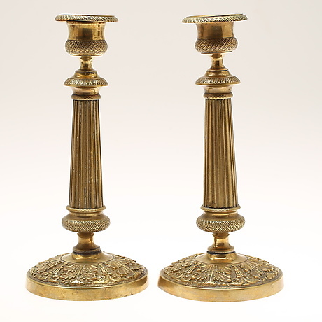 CANDLES, a pair, late empire, 19th century. Lighting & Lamps ...