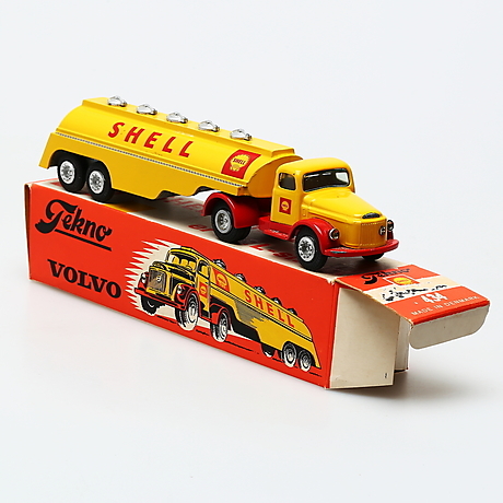 TEKNO VOLVO Shell tankbil 434 originalkartong. Leksaker - Auctionet