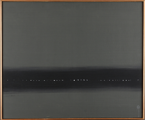 ARNE OLSSON. Komposition, olja på duk, monogramsignerad. Konst - Måleri ...