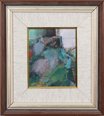 ANNA SANDELL. In the garden. Oil on canvas. Signed and dated 1994 on ...