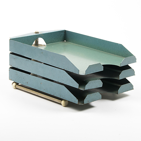 DOKUMENTSAMLARE, lackerad plåt, 1900-talets mitt. Övrigt - Övrigt ...