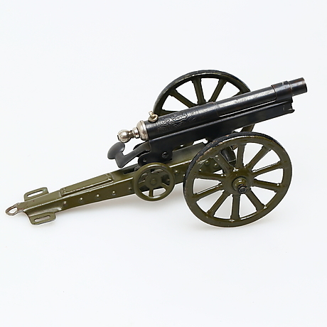 MÄRKLIN pea cannon in tin with spring mechanism. Toys - Auctionet