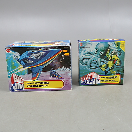 BIG JIM, Space Spy Vehicle and Undersea Danger Set, Mattel, 1979-1983 ...