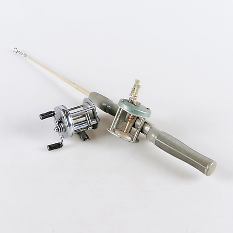 FISHING ROLLS, and fishing rod, Record, 1900s. Collectables - Fishing ...