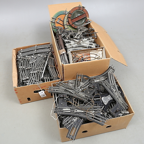 MARKLINE, RAILS and switches. Scale 0. TWO BOXES. Toys - Auctionet