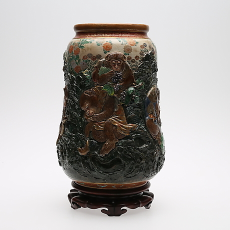 VAS - CHIKUZA / TSUKIYAMA, JAPAN. Keramik & Porslin - Orientaliskt ...