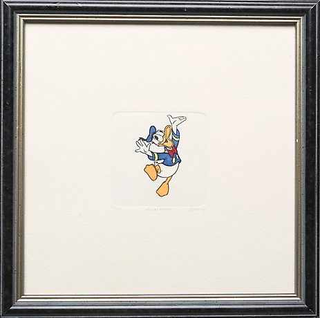 SOWAT REISER. Donald Duck, no. 82/500, signed. Art - Graphic - Auctionet
