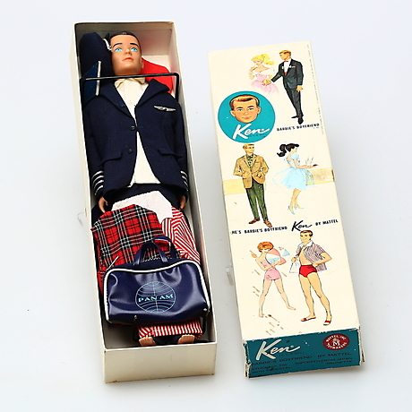MATTEL KEN as an aviator in original box, 1960s. Toys - Auctionet