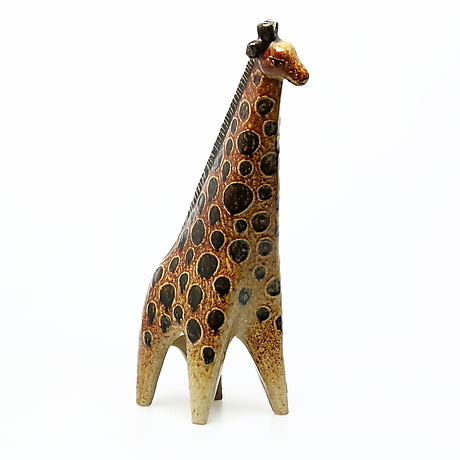 FIGURE, stoneware, giraffe, Lisa Larson, Gustavsberg. Ceramics ...