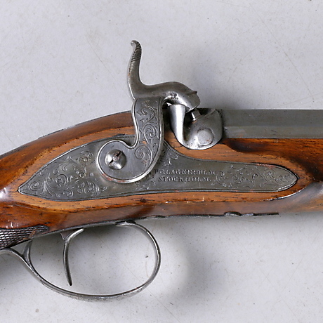 BLOCK GUN, PG Lagerholm, Stockholm, 1800s. Weapons & Militaria - Guns ...