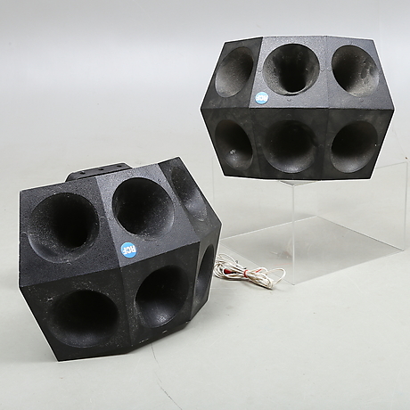 TREBLE HORN / SIREN, 2 pcs, metal, RCF Tromba TRC 6, Italy, 1900s ...