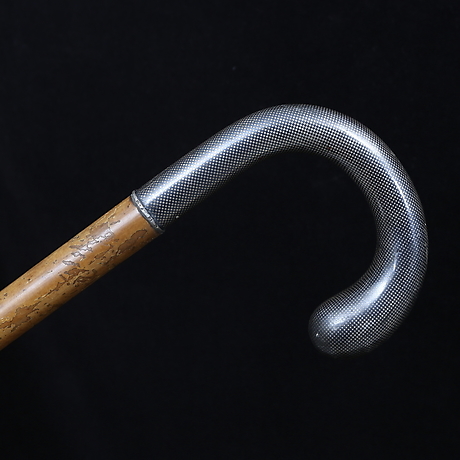 CANE with SILVER CRUTCHES, niello technique. Coins, Medals & Stamps ...