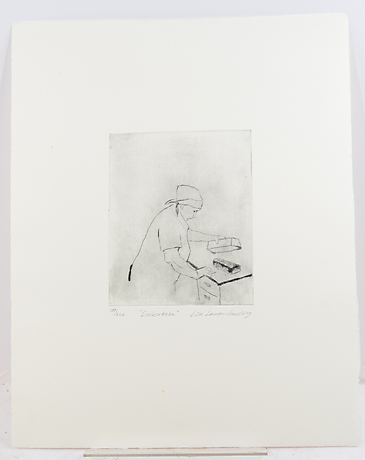 LISA LARSSON-SUNDLING. Sponge cake. Art - Engravings & Prints - Auctionet