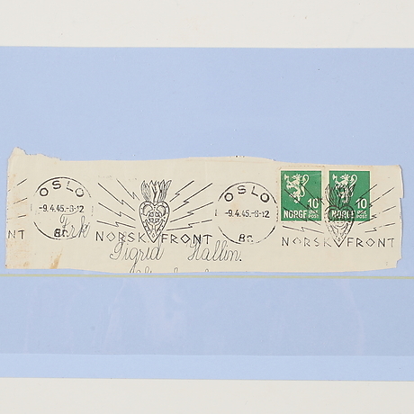 POSTAGE STAMP, Norwegian Front, 1945. Coins, Medals & Stamps - Coins ...