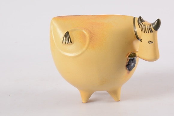LISA LARSON. Figure, stoneware, "Cow", Stora Zoo, Lisa Larsson ...