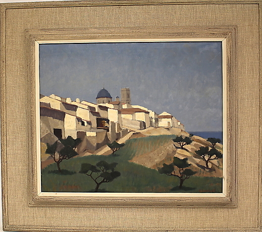 GÖSTA SUNDVALL. oil on Board, signed. Art - Paintings - Auctionet