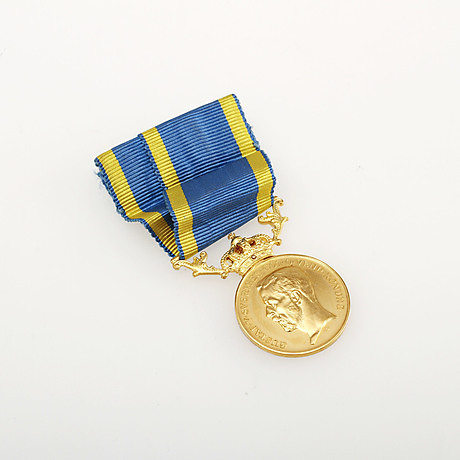 GOLD MEDAL, for zeal and honesty in the service of the kingdom, weight ...