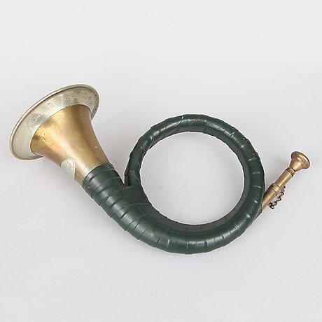 HUNTING HORN, Fürst-Pless, brass, 20th century. Miscellaneous - Musical ...