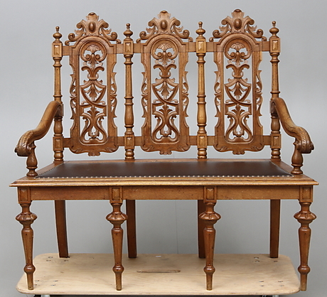 SOFA, New Renaissance, turn of the century 1800/1900. Furniture - Sofas ...