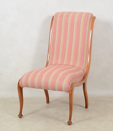 GOOSE NECK CHAIR, 19th/20th century. Furniture - Armchairs & Chairs ...