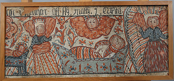 BONAD PAINTING/COMMON PAINTING, painted on paper, 19th century. Folk ...