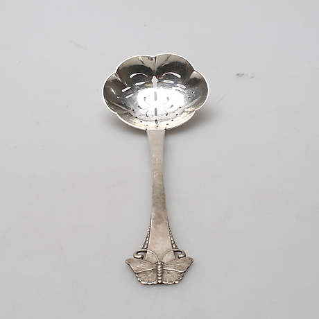 CROWNED SUGAR STREWER, silver, art nouveau, 1910s/20s. Silver & Metals ...