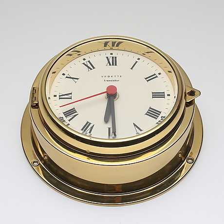 SHIP'S CLOCK, Vedette, 1900s/2000s. Collectables - Technica & Nautica ...