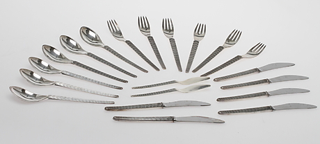 BESTICKDELAR, , silver, Nils Hansen, Norge. Silver & Metall - Silver ...