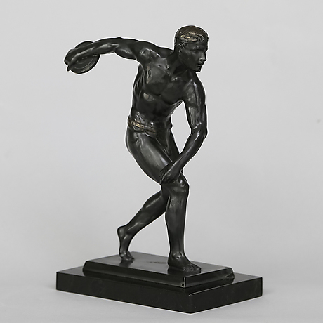 SCULPTURE, Metal, Discus thrower, 20th century. Art - Sculptures ...