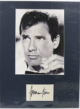 AUTÓGRAFO, HARRISON FORD. Libros, mapas y manuscritos - Auctionet