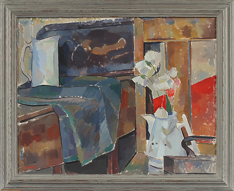 BENGT CRANTZ. Oil on canvas. Signed. Art - Paintings - Auctionet