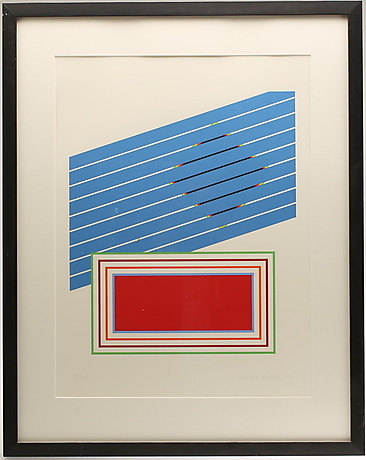 PETER FREUDENTHAL. Färglitografi, signerad 1980 och numrerad 23/50 ...