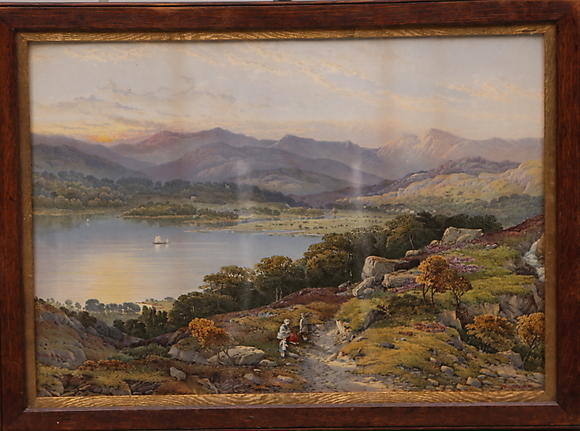 EDWIN AARON PENLEY (1830-1900). färgtryck papper, efter Edwin P. Penley ...