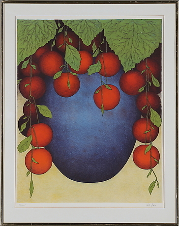 NILS ARTUR NILSSON. color lithograph, signed and numbered 82/225. Art ...