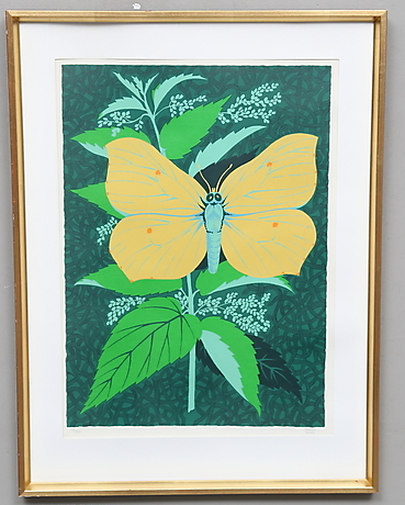 JERRY ROUPE. Color lithograph, signed and numbered 102/240. Art ...