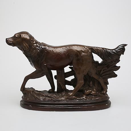 SCULPTURE, dog, marble cement, G Bernardi Konstgjuteri, Gothenburg. Art ...