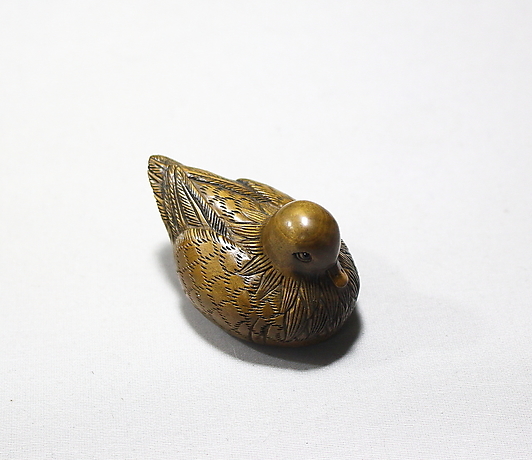 NETSUKE, Bird, Gyokuseki, Japan. Asiatica - Auctionet