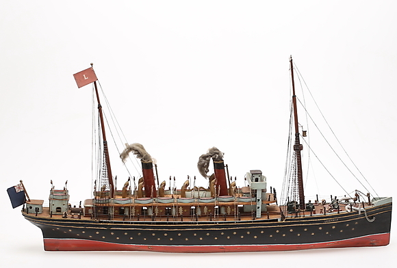 SHIP MODEL, RMS "Lucania", 19th century. Collectables - Technica ...