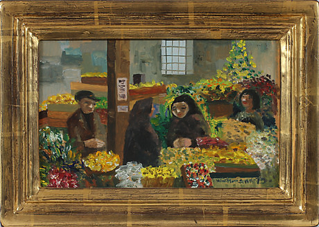 HARRY WICHMAN. Öljy Paneeli, signeerattu - 73. Taide - Maalaus - Auctionet