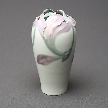 VASE, porcelain, art nouveau, Algot Eriksson, Rörstrand, early 20th ...