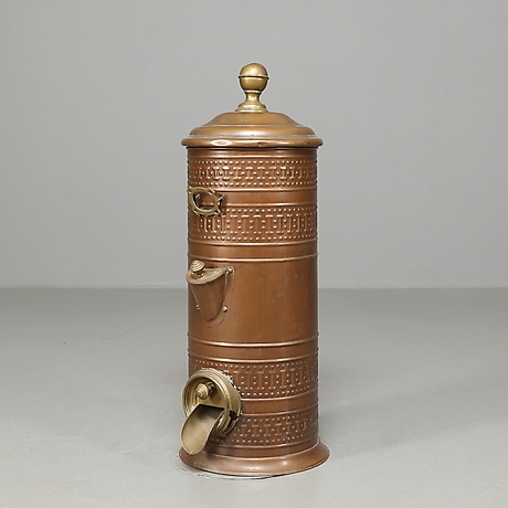 COFFEE CONTAINER, copper, probably from a country store, 19th/20th ...