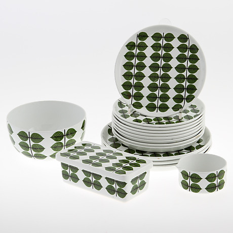 STIG LINDBERG. PARTS FOR SERVICE, 15 parts. "Berså", Gustavsberg ...