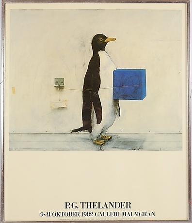 PER GUNNAR THELANDER. Poster. Art - Other - Auctionet