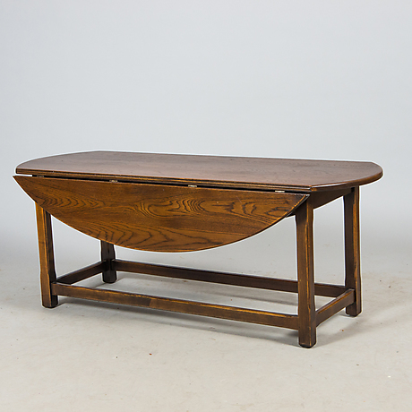 TABLE WITH FLAPS, oak, English style. Furniture - Tables - Auctionet