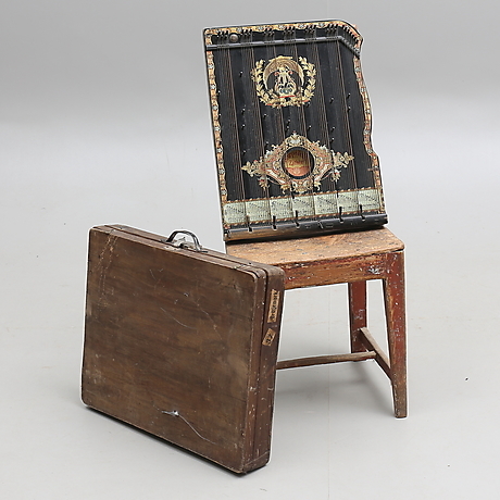 CITTRA, Harpeleik Zither, 1900-tal. Övrigt - Musikinstrument - Auctionet